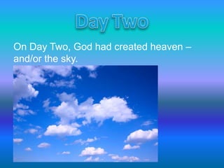 The 7 day creation | PPTX