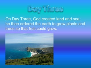 The 7 day creation | PPTX