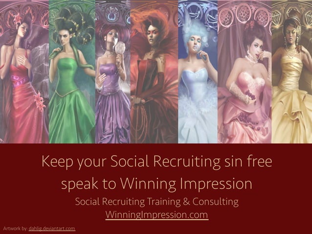 The 7 Deadly Sins Of Social Recruiting | PDF