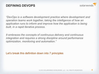 The 7 Principles of DevOps and Cloud Applications | PPT