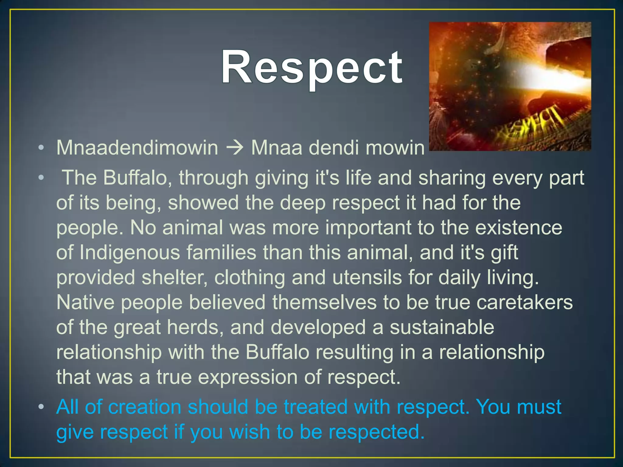 The 7 grandfather teachings | PPTX