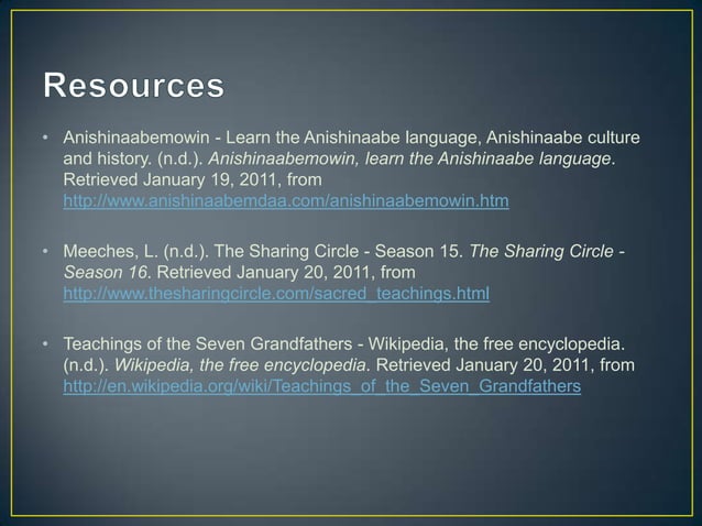 The 7 grandfather teachings | PPTX