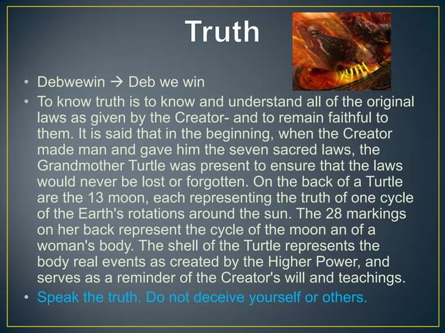 The 7 grandfather teachings | PPTX