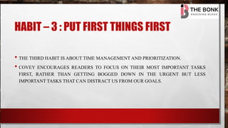 The 7 Habits of Highly Effective People" by Stephen R. Covey.pptx