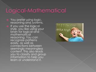 The 7 learning styles | PPTX