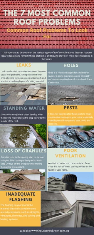 The 7 Most Common Roof Problems | PDF