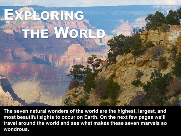The 7 natural wonders of the world | PDF | Geography | Science