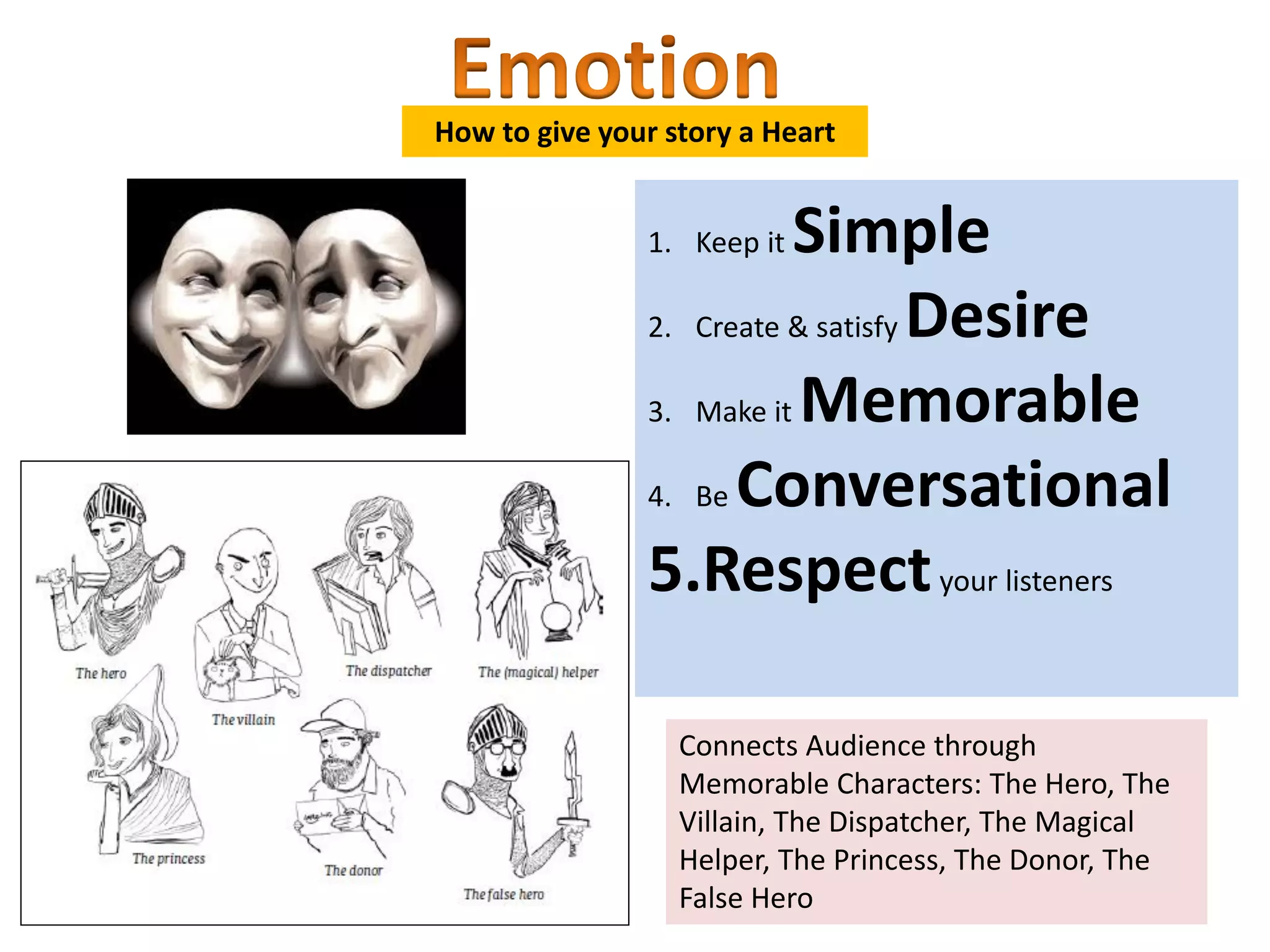The 7 pillars of story telling | PDF
