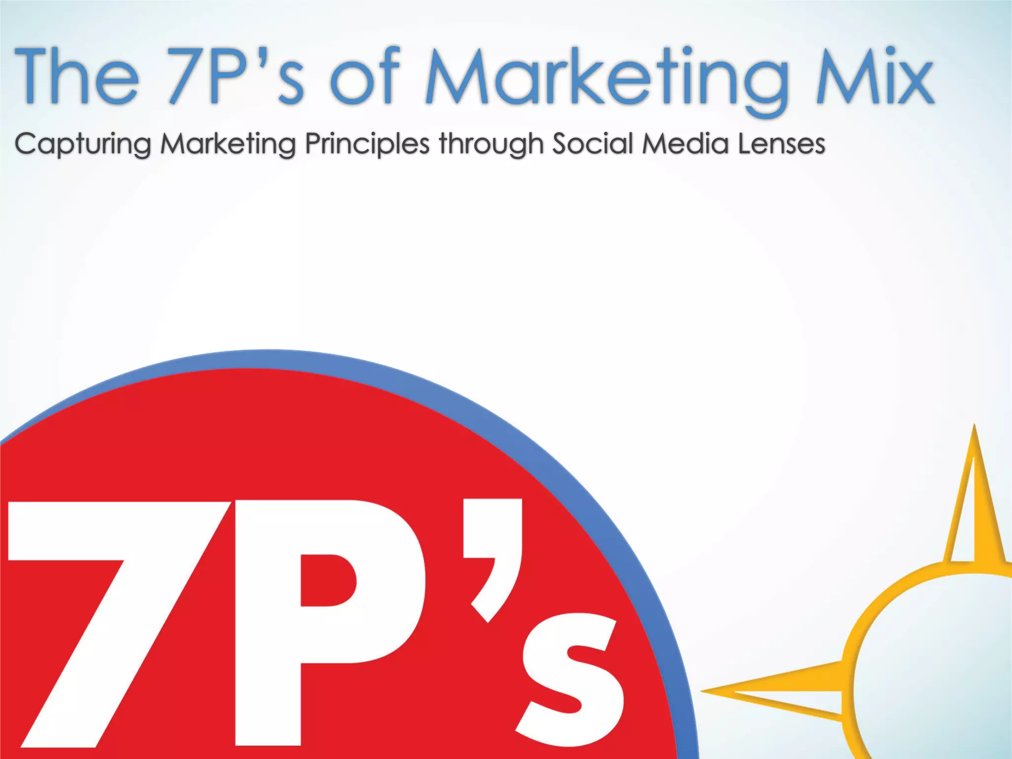 The 7P's of Marketing Mix - PPT | PDF