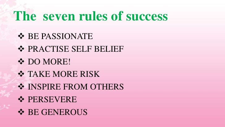 The 7 rules of success book review by raghvendra patel