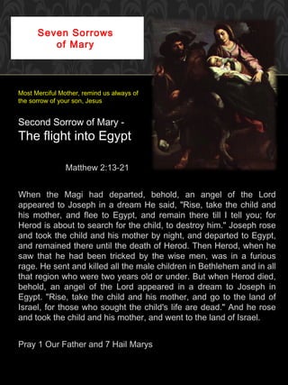 The 7 sorrows of mary | PPT