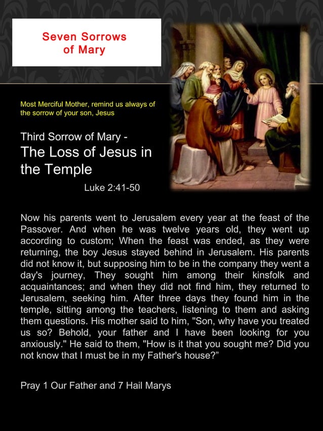 The 7 sorrows of mary | PPT