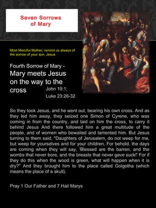 The 7 sorrows of mary | PPT