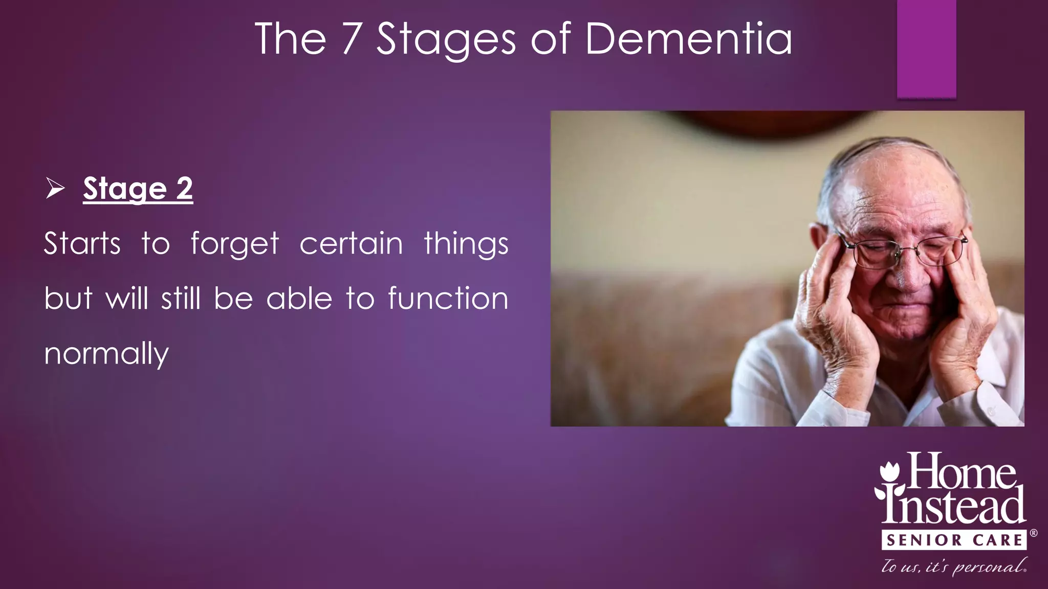 The 7 Stages of Dementia | PDF
