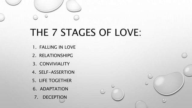The 7 stages of love | PPTX | Dating | Family and Relationships