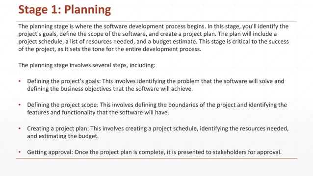 The 7 stages of the Software Development Life Cycle | PPTX | Operating ...