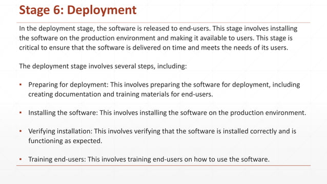 The 7 stages of the Software Development Life Cycle | PPTX | Operating ...