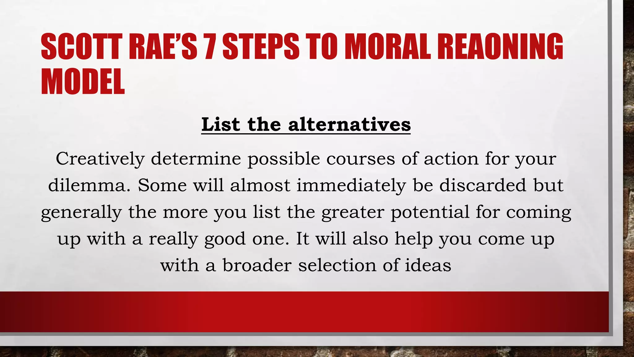 THE 7 –STEP MORAL REASONING.pptx