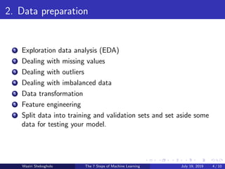 The 7 steps of Machine Learning | PPT