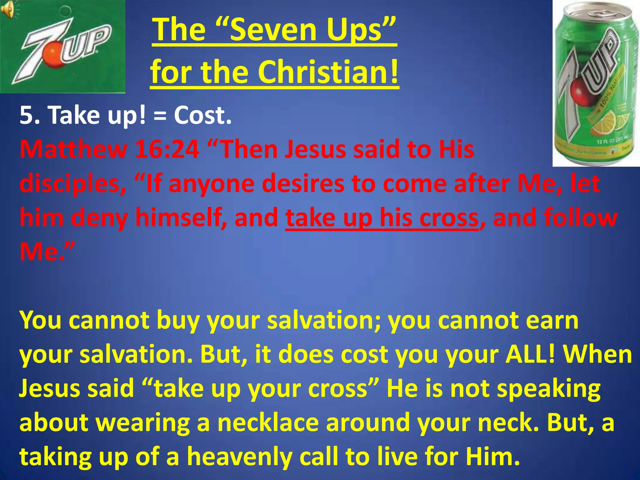 The 7 up's of the christian | PPTX