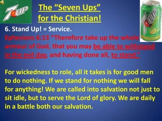 The 7 up's of the christian | PPTX