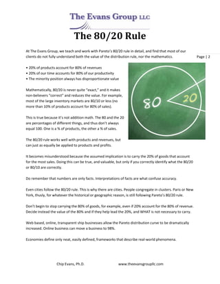 The 80 20 rule | PDF