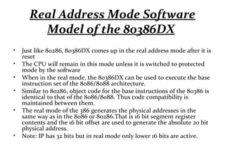 The 80386 80486 | PPT