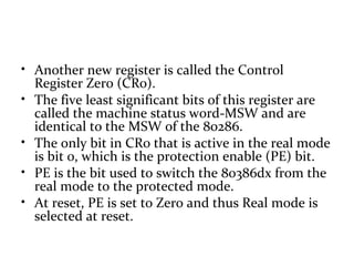 The 80386 80486 | PPT