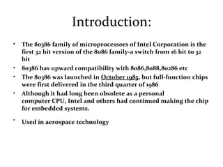 The 80386 80486 | PPT