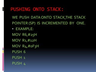 The 8051 microcontroller | PPTX