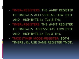 The 8051 microcontroller | PPTX