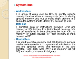 The 8051 microcontroler based embedded systems | PPTX