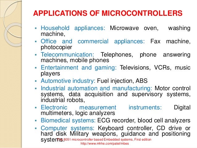 The 8051 microcontroler based embedded systems