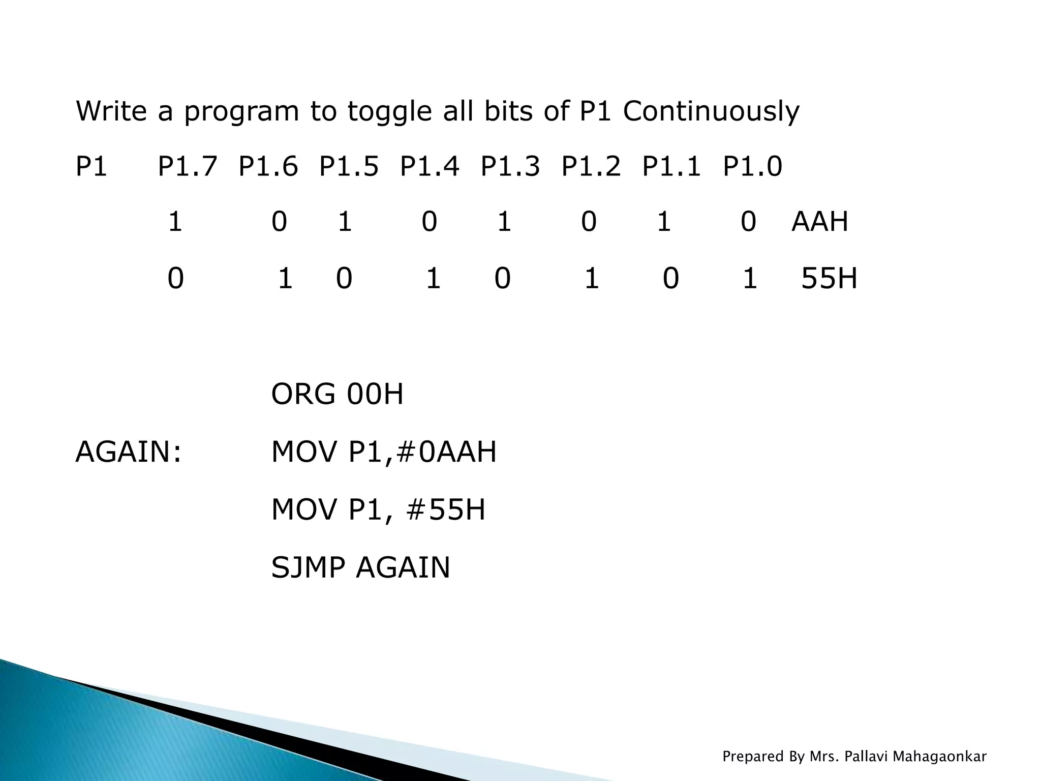 The 8051 microcontroller | PPTX | Programming Languages | Computing