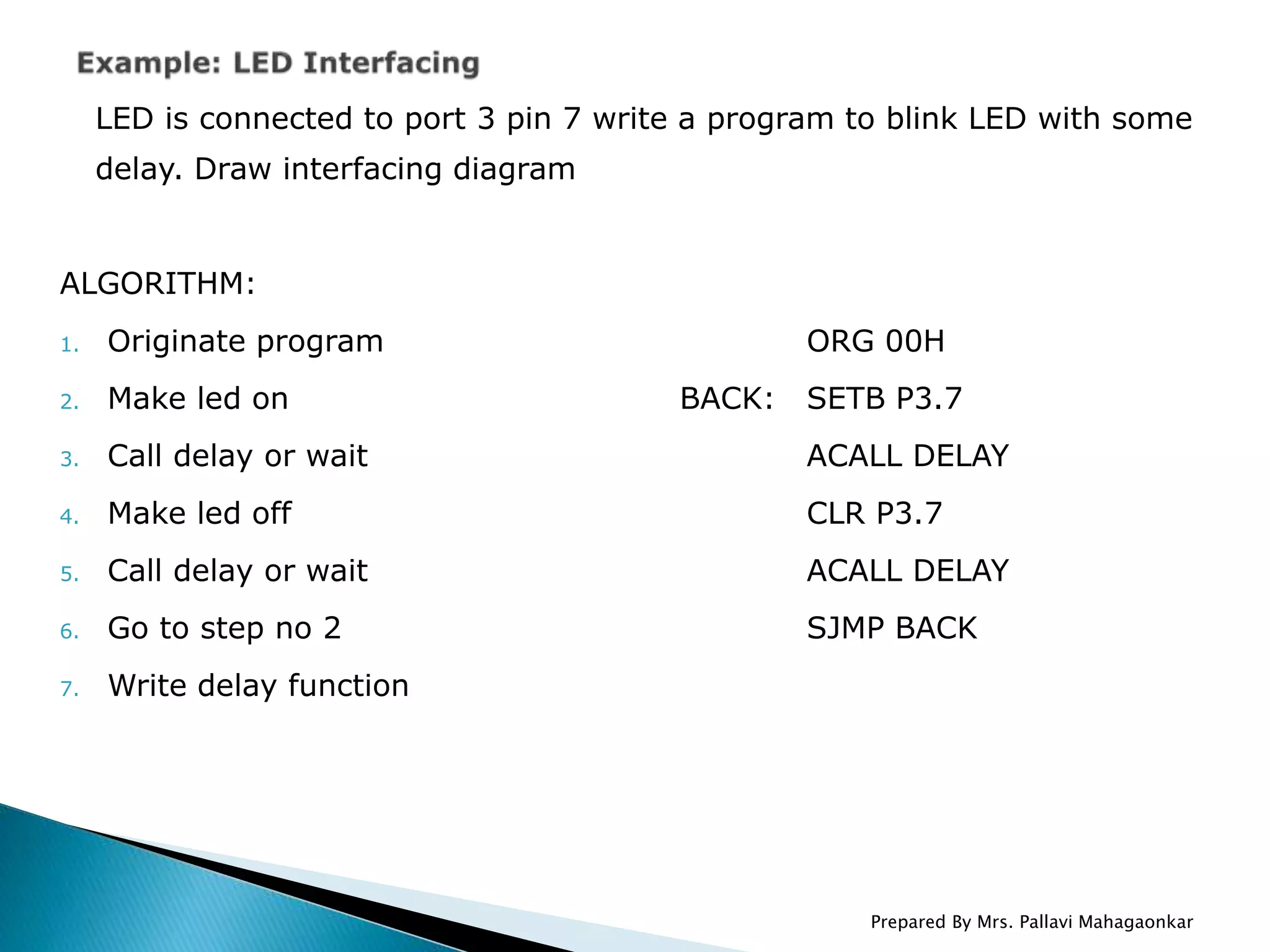 The 8051 microcontroller | PPTX | Programming Languages | Computing