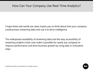 The 8 Best Examples Of Real-Time Data Analytics | PPTX