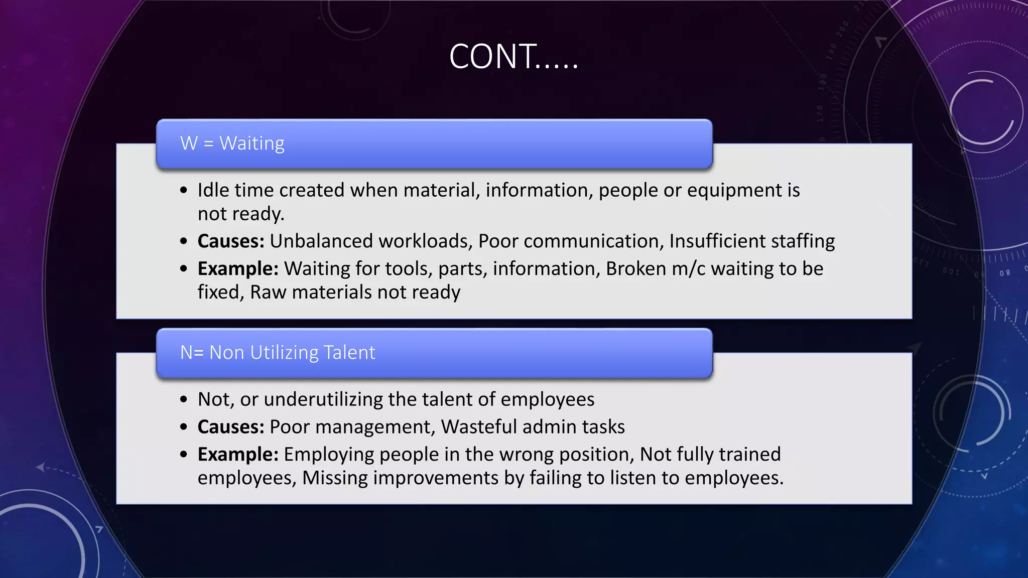 The 8 Lean wastes | PPTX