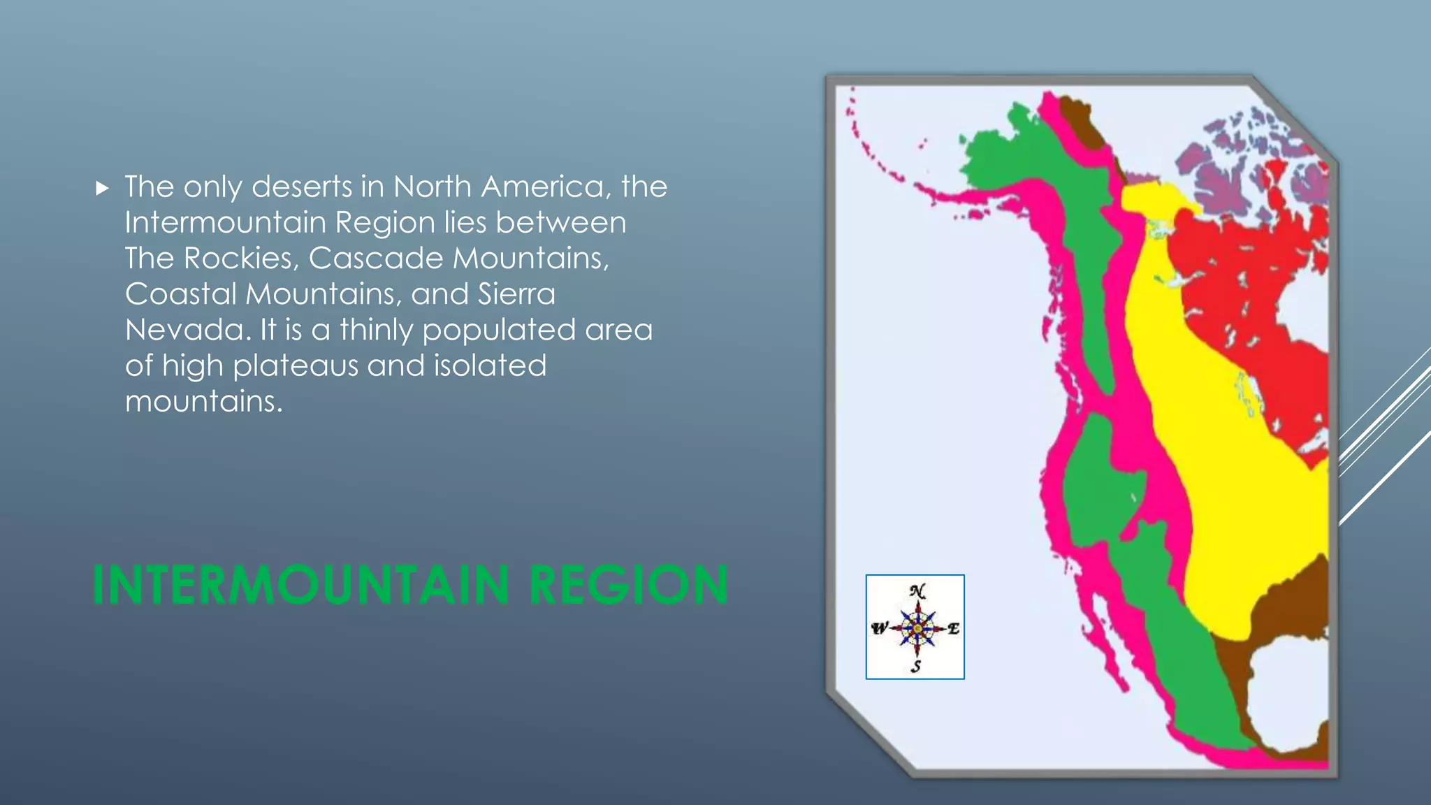The 8 physical regions of north america | PPTX