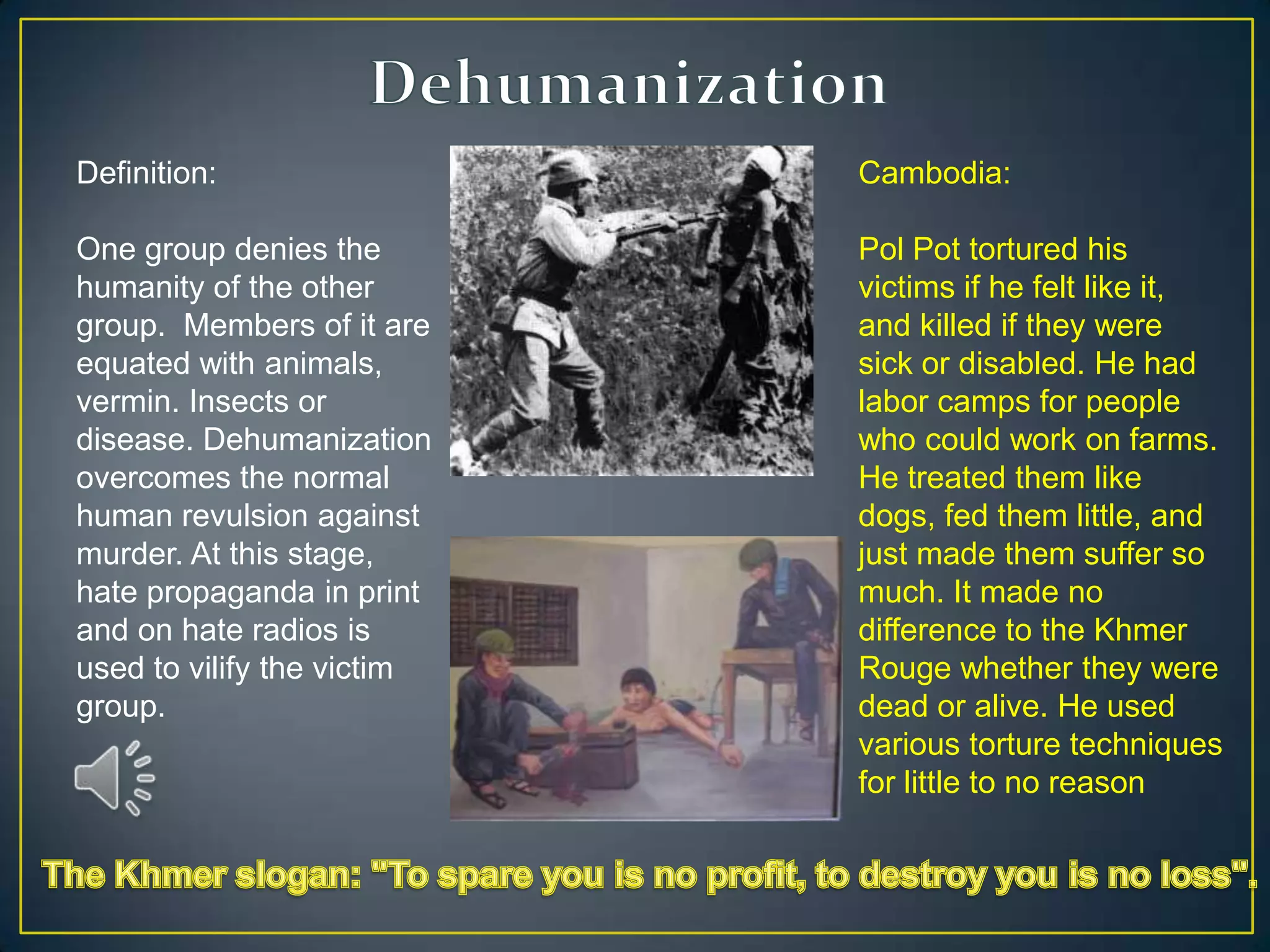 Social 20: The 8 stages of the cambodian genocide | PPTX