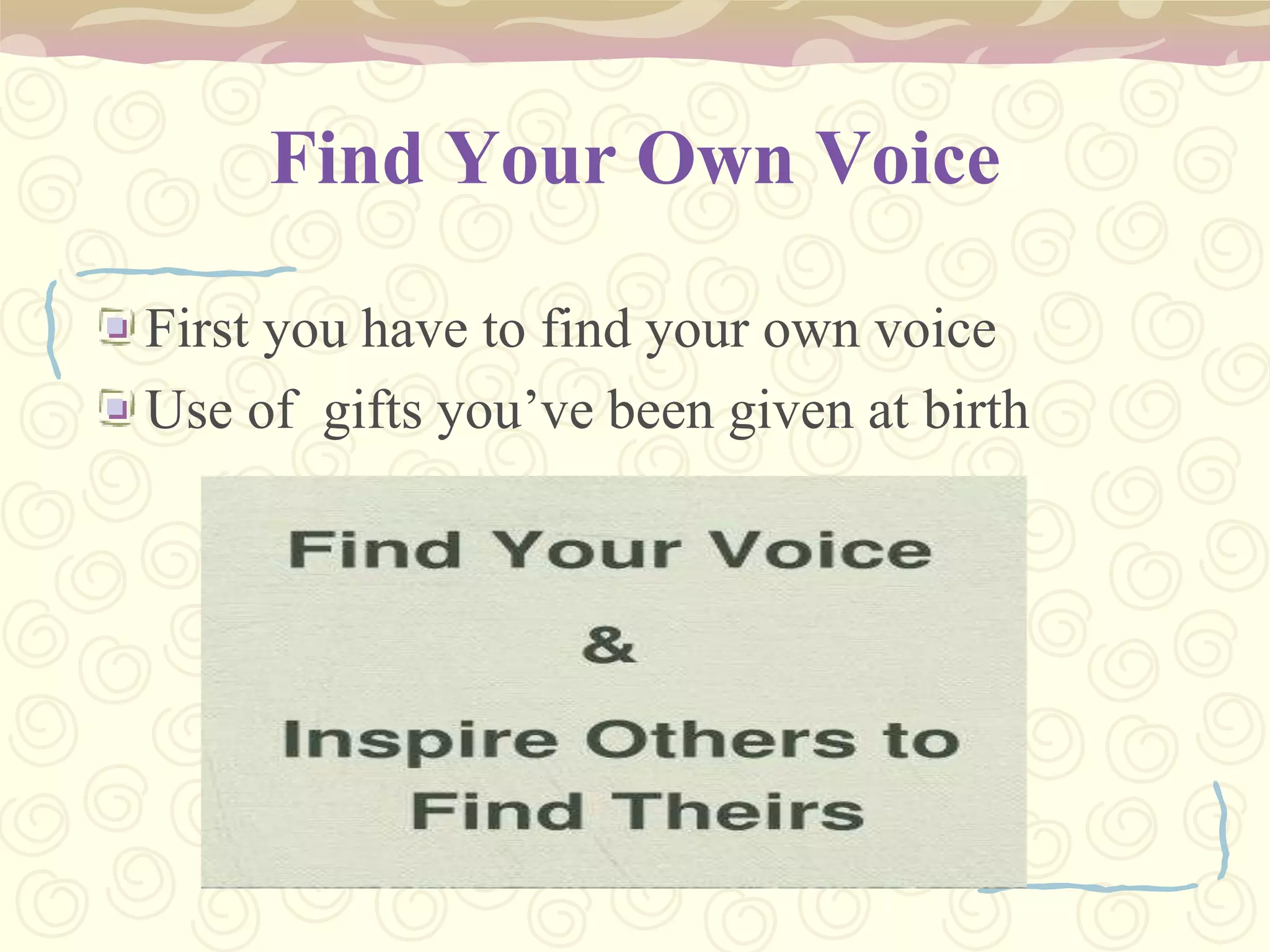 The 8th Habit summary | PPTX