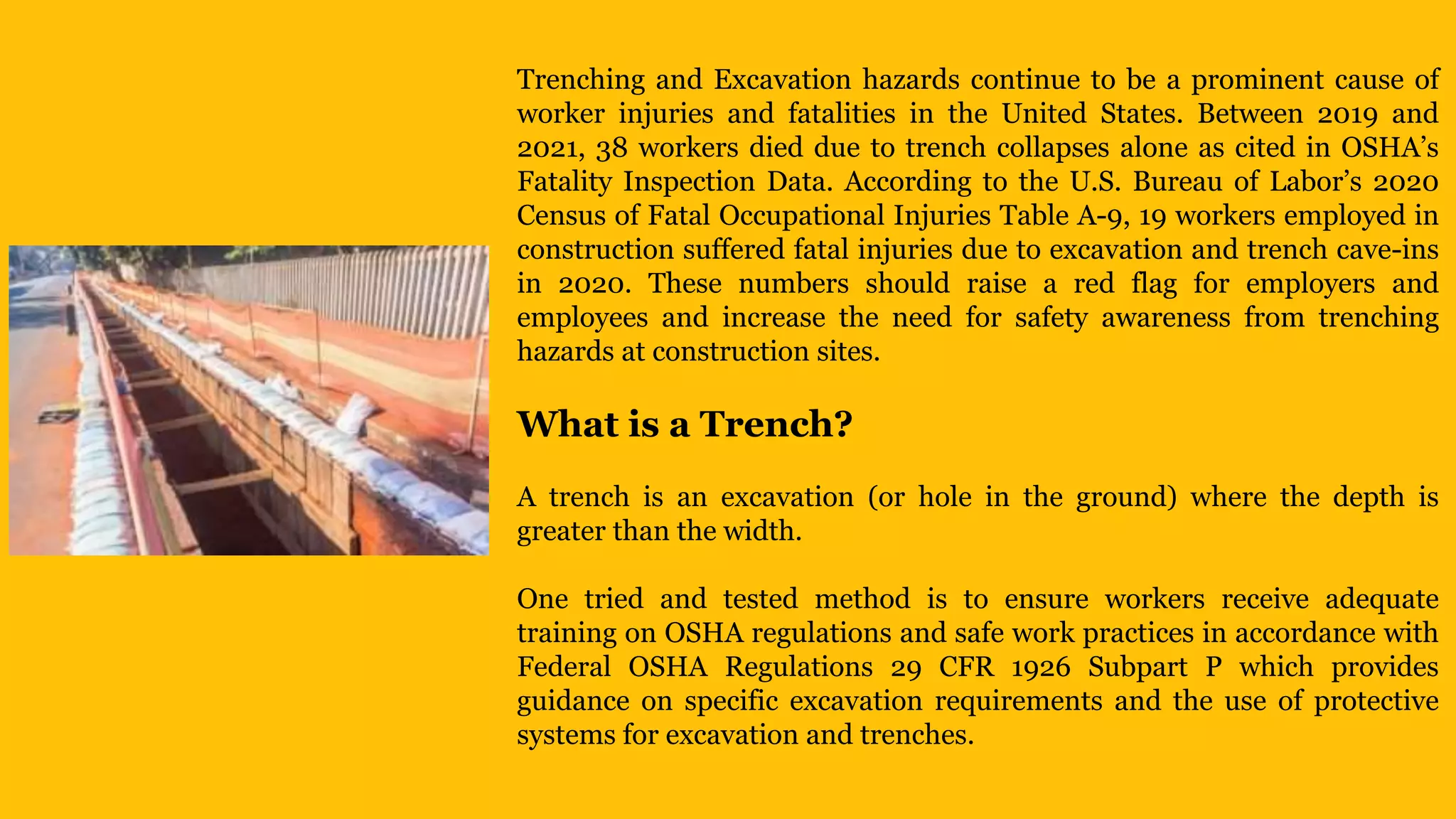 The 8 Types of Trenching and Excavation Hazards | PPTX