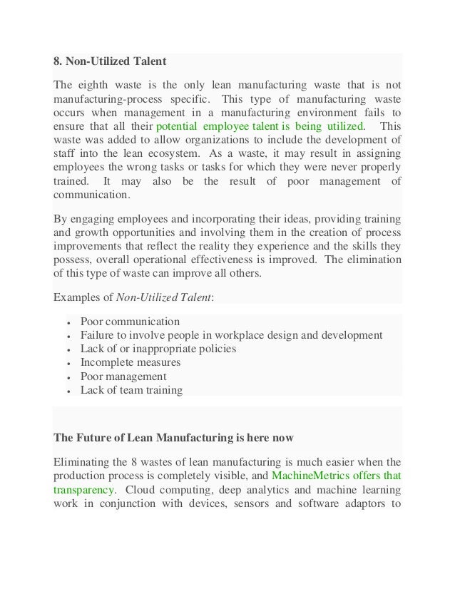 the 8 wastes of lean manufacturing include.pdf