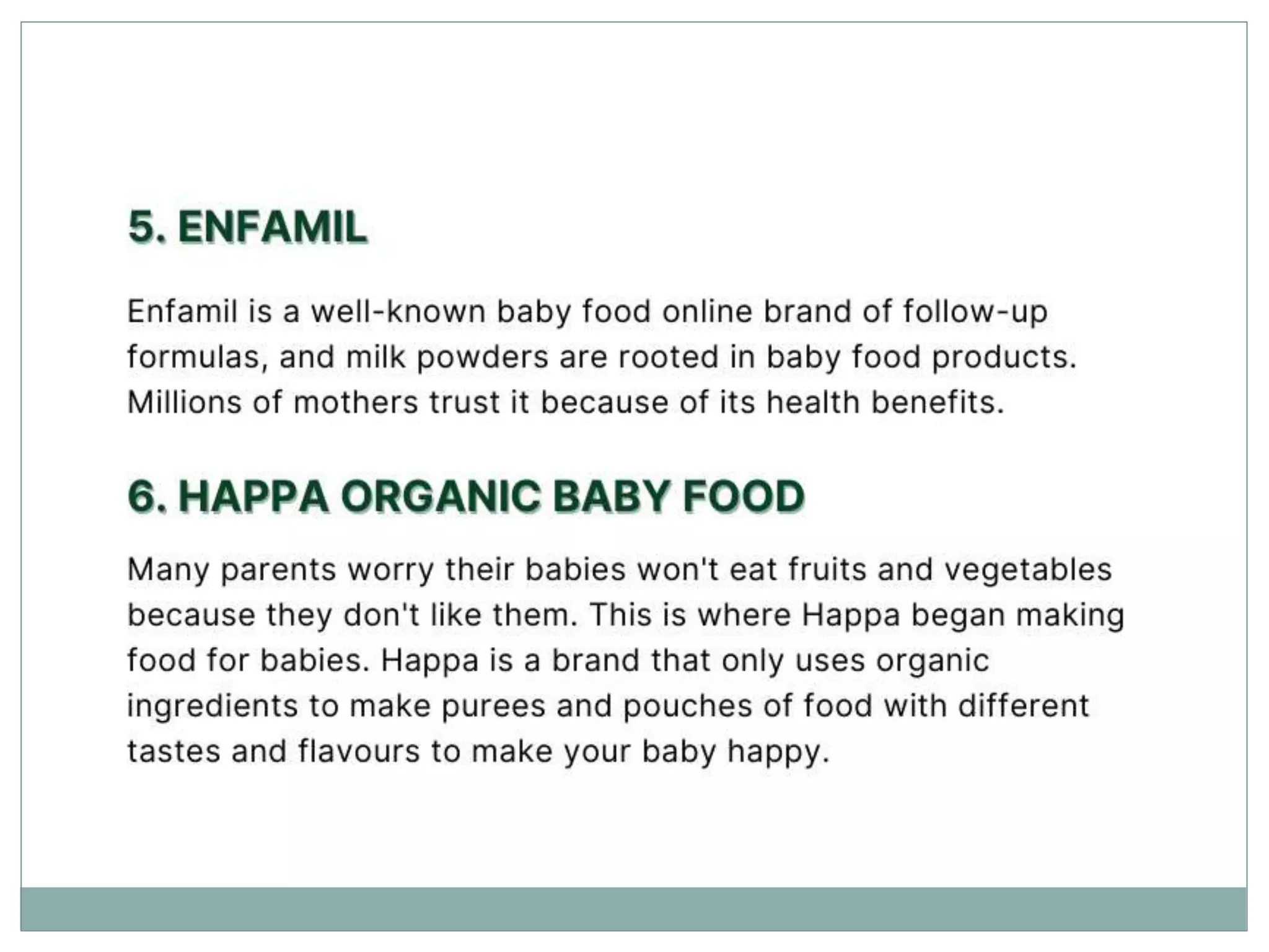 The 9 Best Indian Baby Food Brands - Danone India | PPTX
