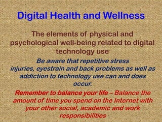 The 9 elements of digital citizenship | PPTX