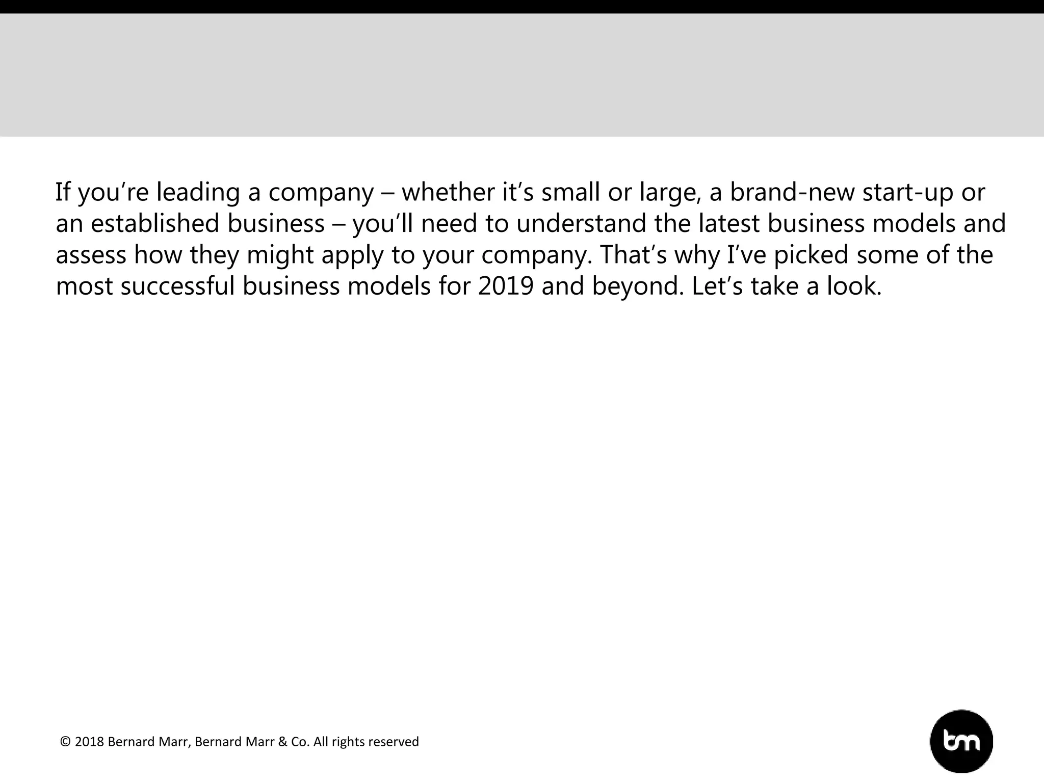 The 9 Most Successful Business Models Of Today | PPTX