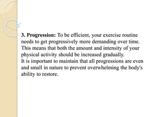 The 9 Principles of Exercise | PPTX