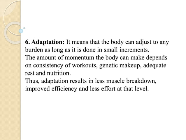 The 9 Principles of Exercise | PPTX | Fitness and Exercise | Healthy Living