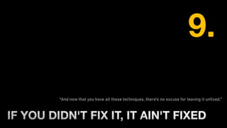 The 9 rules of debugging | PDF