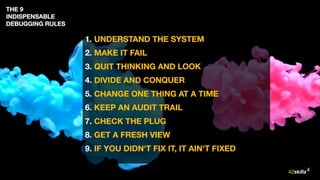 The 9 rules of debugging | PDF