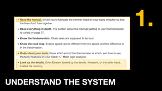 The 9 rules of debugging | PDF